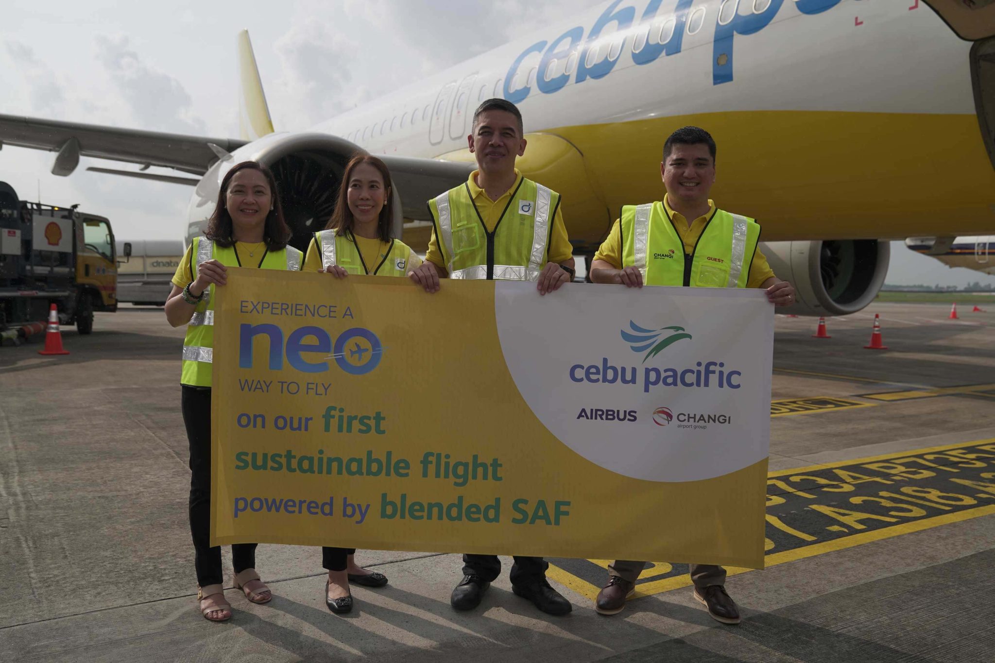 Cebu Pacific operates its first SAF-powered commercial flight